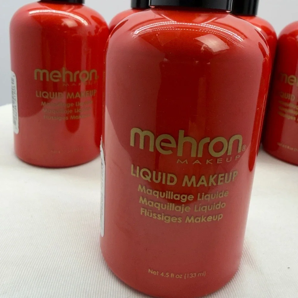 Mehron | Makeup | Mehron Liquid Makeup Red Body Hair Paint 45oz Lot Of ...